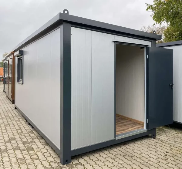 Conteneur de bureau avec volets roulants 6×2,40 mètres – Conteneurs Du Coin